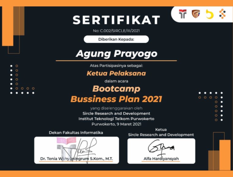 Hi. It's me, Agung Prayogo